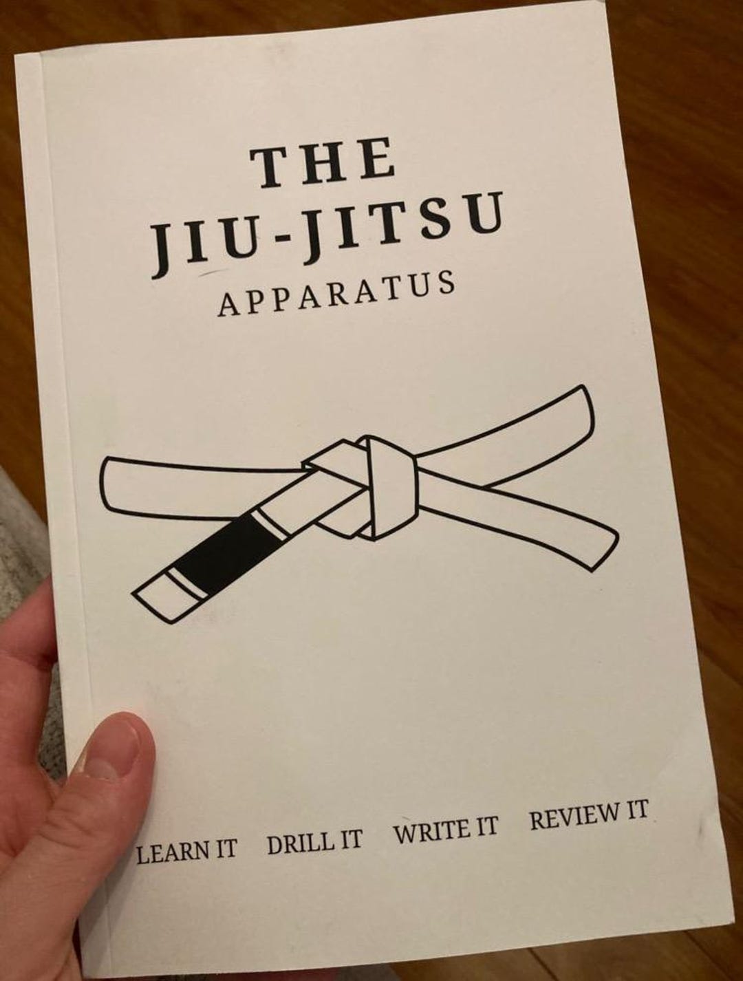 The Jiujitsu Apparatus- BJJ Journal - Etsy