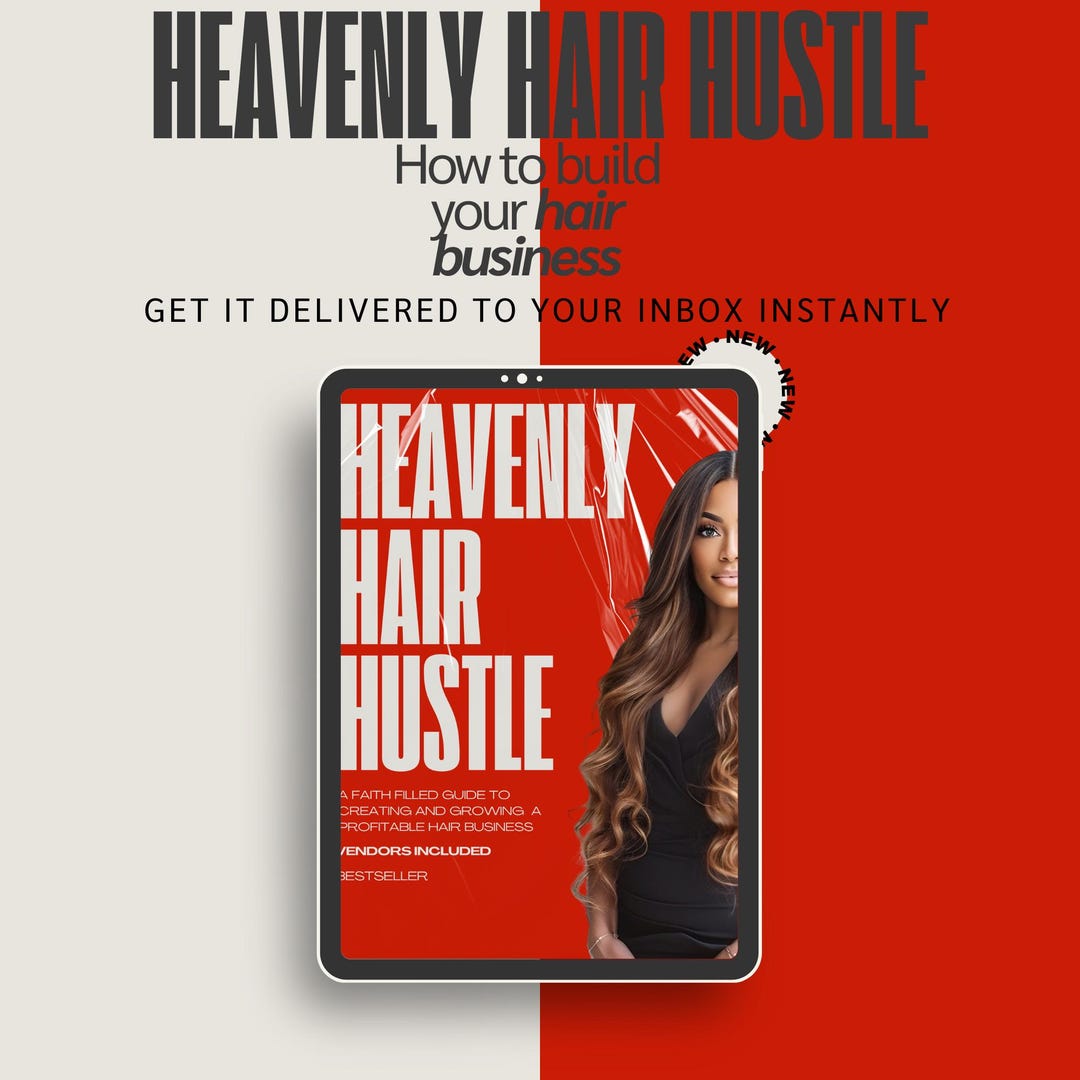 How to Start a Hair & Beauty Business: Heavenly Hair Hustle - Etsy