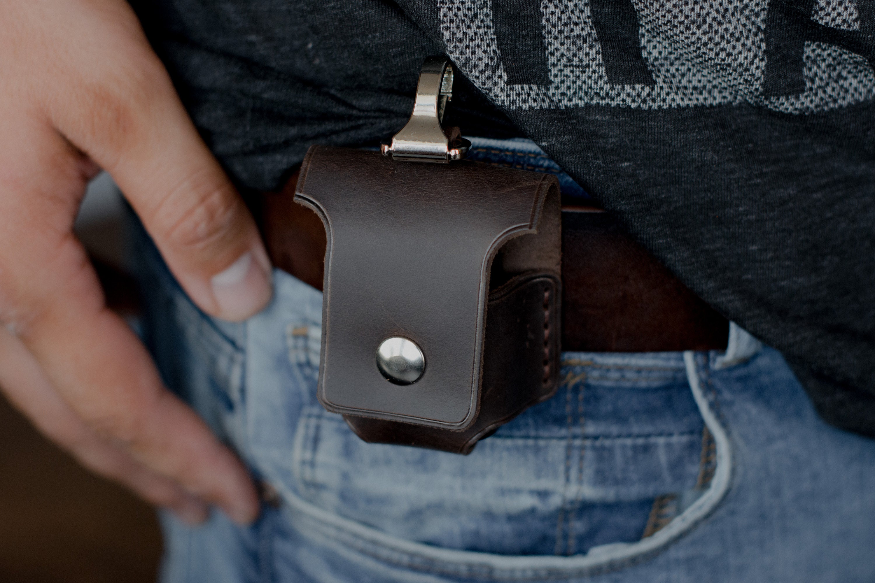 Leather Camera Battery Holder: Photographer Gift With Keychain - Etsy