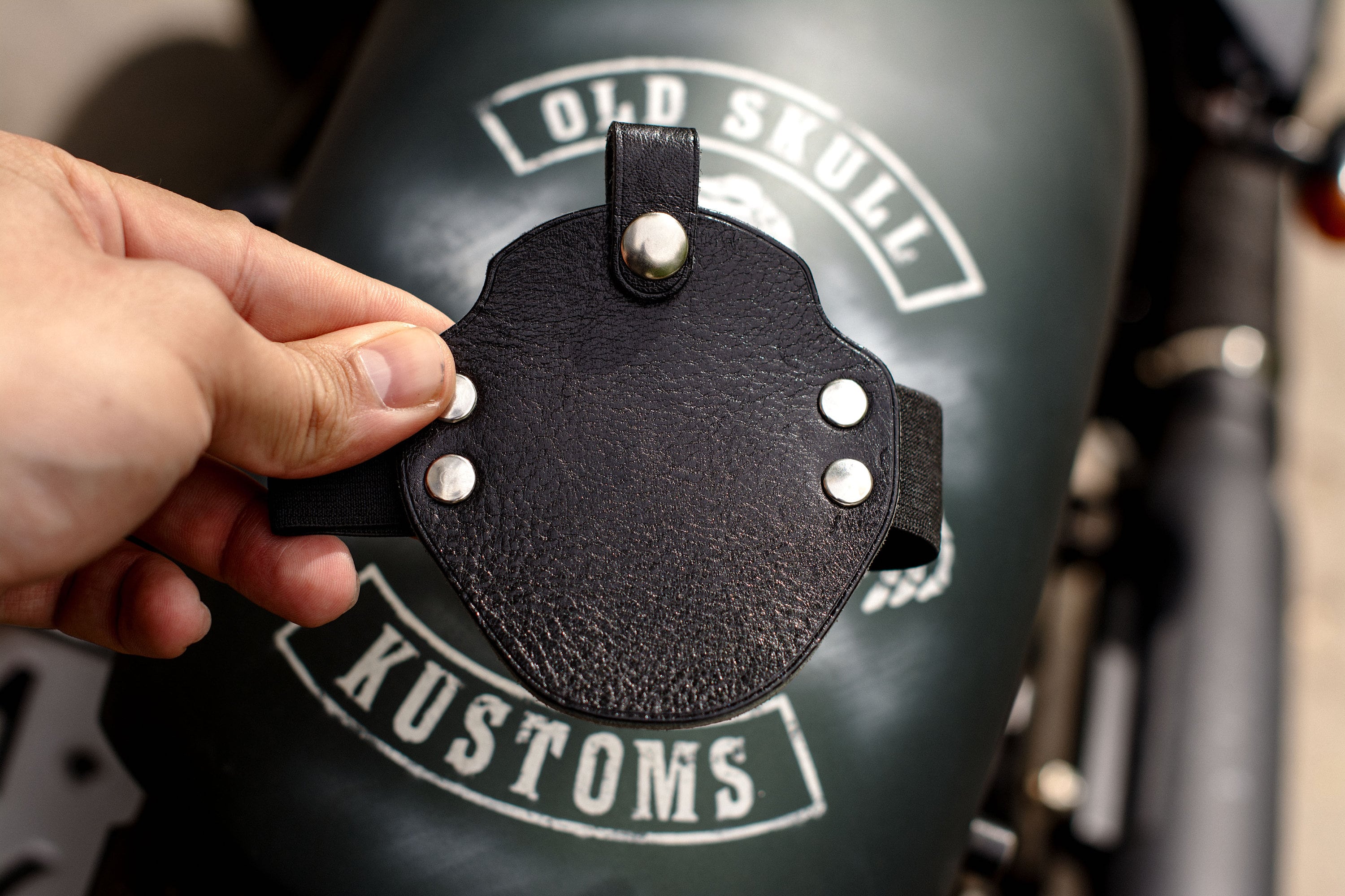 Leather Motorcycle Boot Protector: Gear Shift Pad, Biker Gift - Etsy
