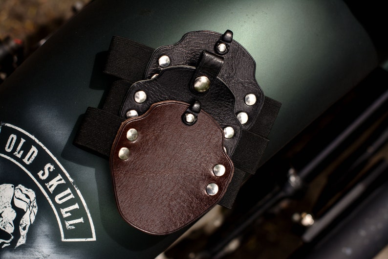 Leather Motorcycle Boot Protector: Gear Shift Pad, Biker Gift - Etsy