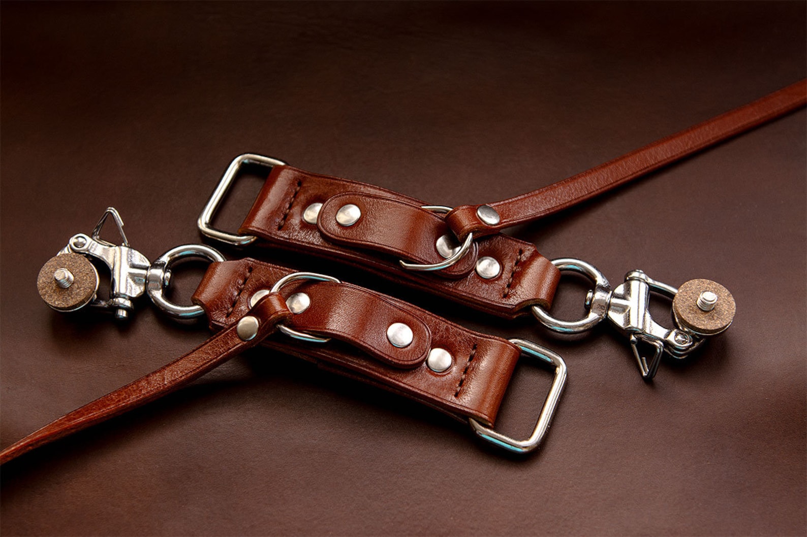 Leather Camera Harness Dual Camera Strap DSLR Shoulder Strap - Etsy