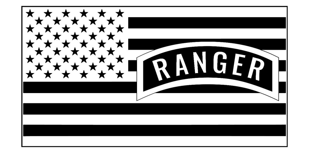 Ranger Tab American Flag - Etsy
