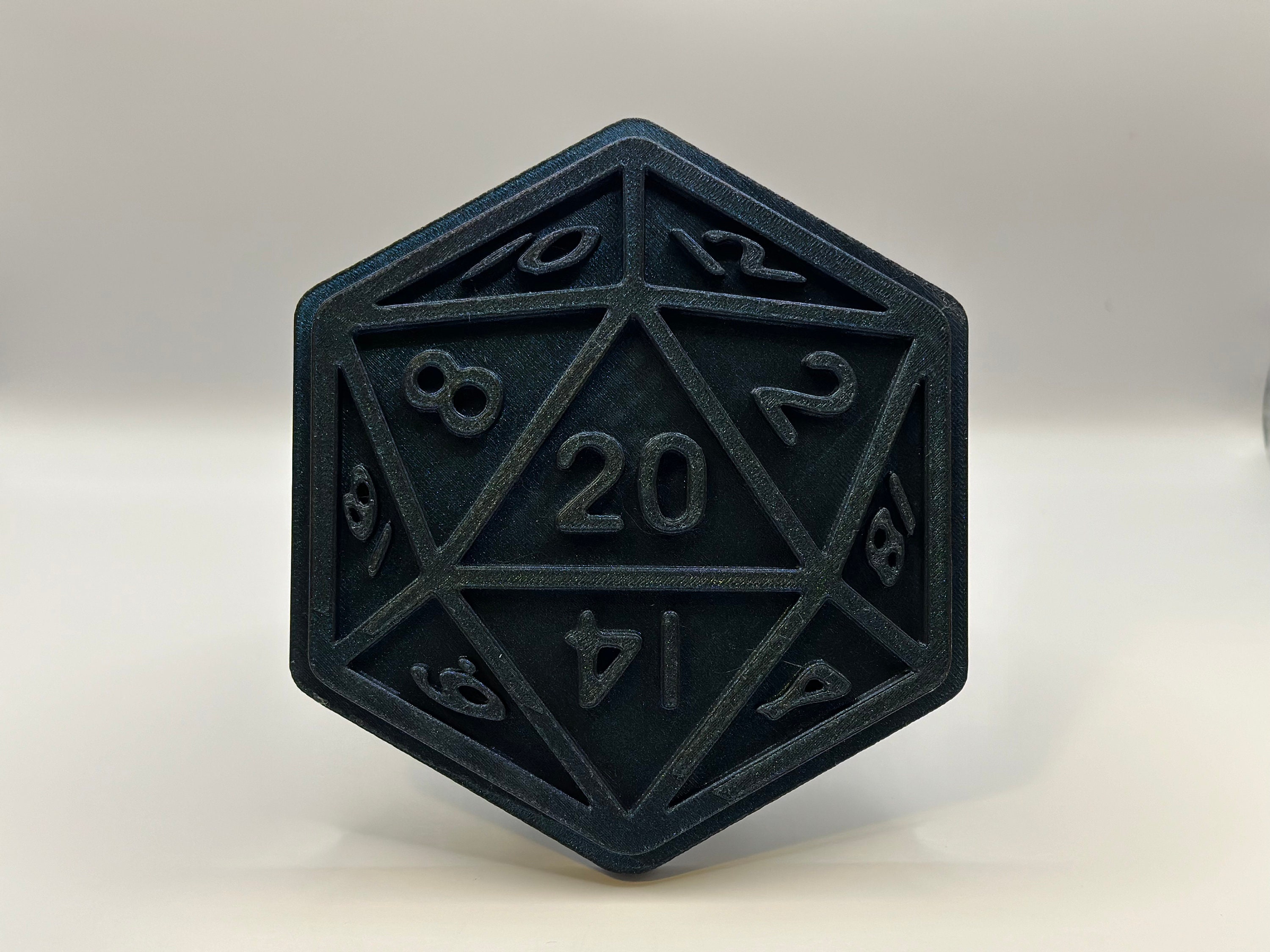 3D Printed 2 Inch D20 Tow Hitch Cover, Dnd Tow Hitch Critical Hitch ...