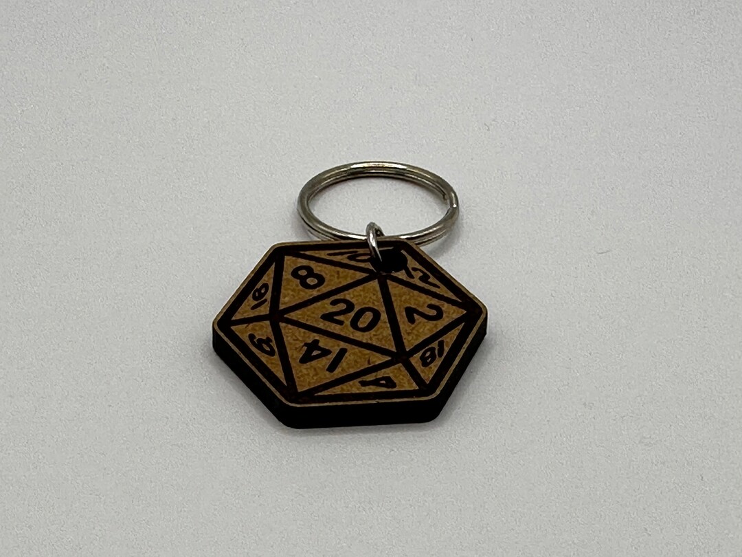 Wooden D20 Pet Tag, D&D Dog Tag, DND Pet Tag - Etsy