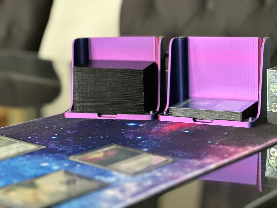 Custom 3D Printed Mtg, Lorcana, Pokémon, TCG Deck Box With Magnetic ...