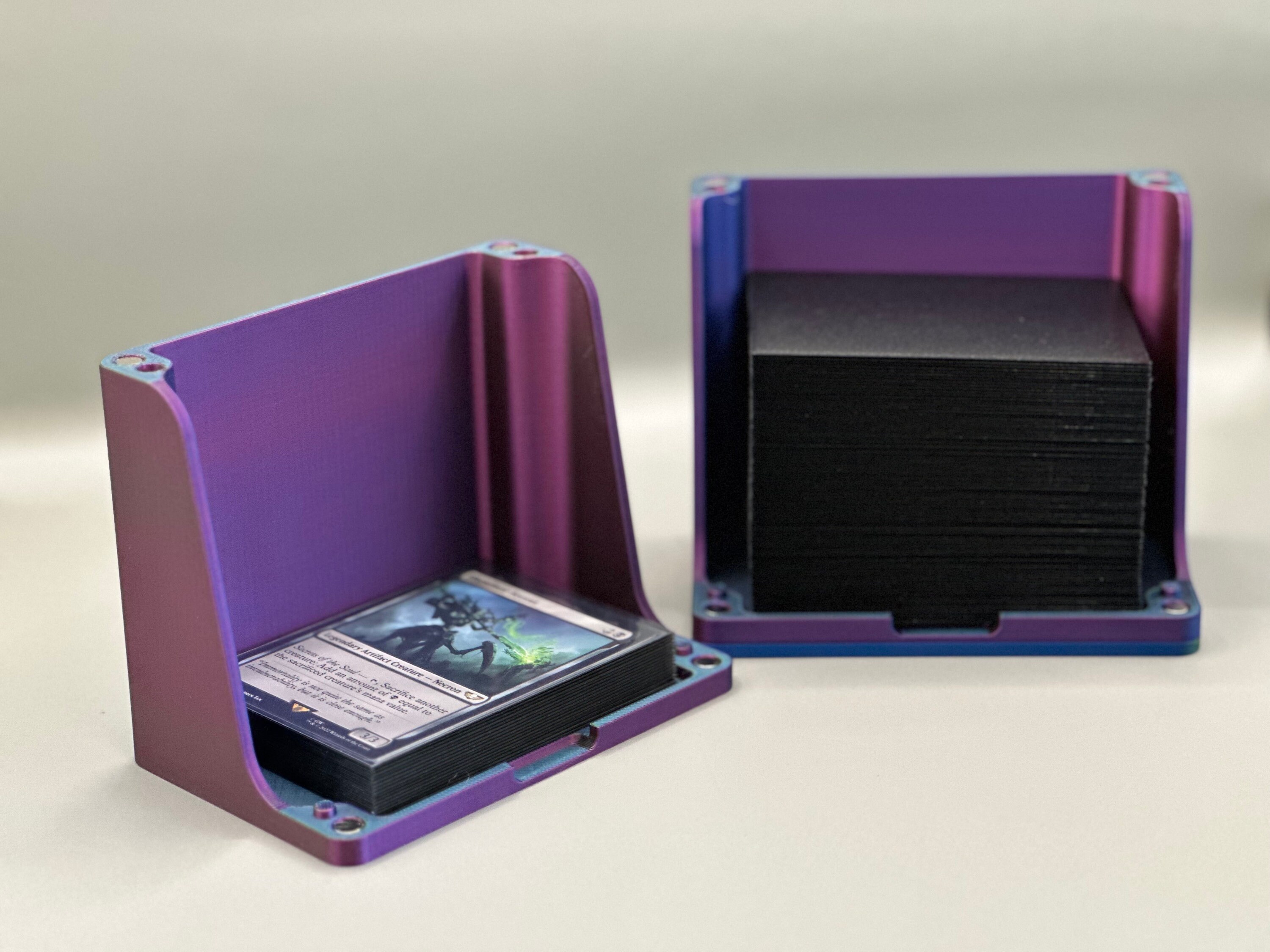 Custom 3D Printed Mtg, Lorcana, Pokémon, TCG Deck Box With Magnetic ...