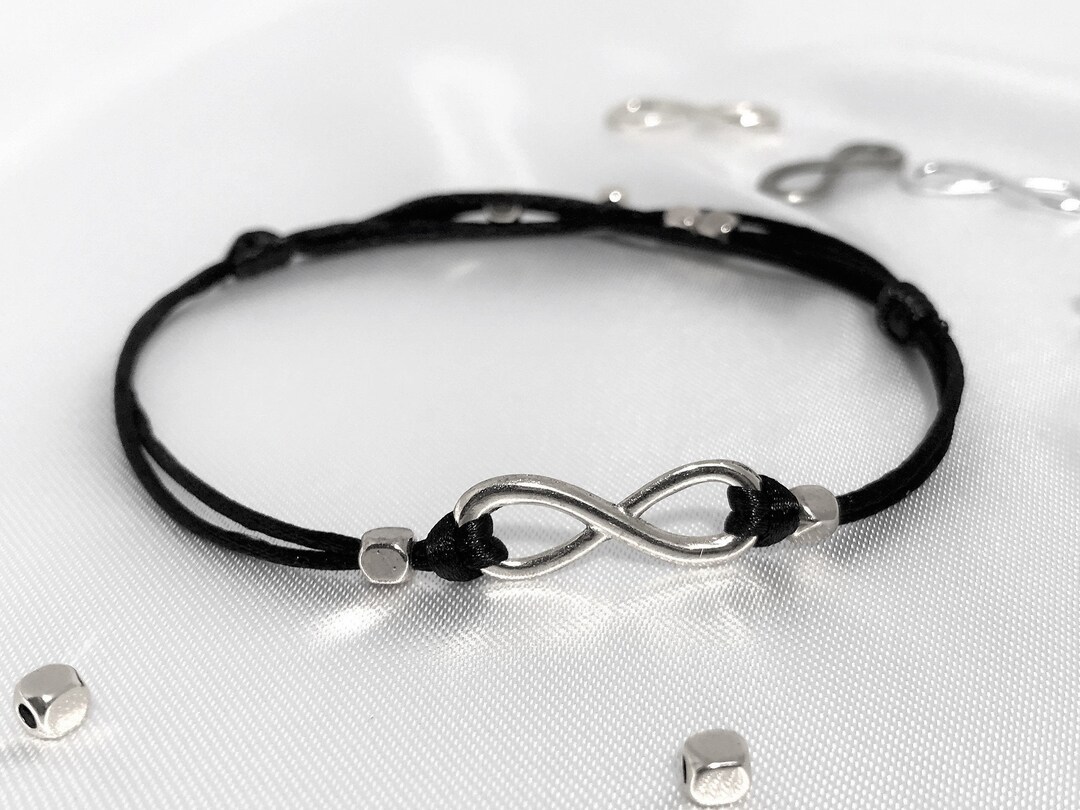 Personalized Infinity String Bracelet for Men and Boys - Etsy