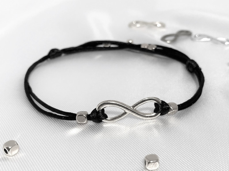 Personalized Infinity String Bracelet for Men and Boys - Etsy
