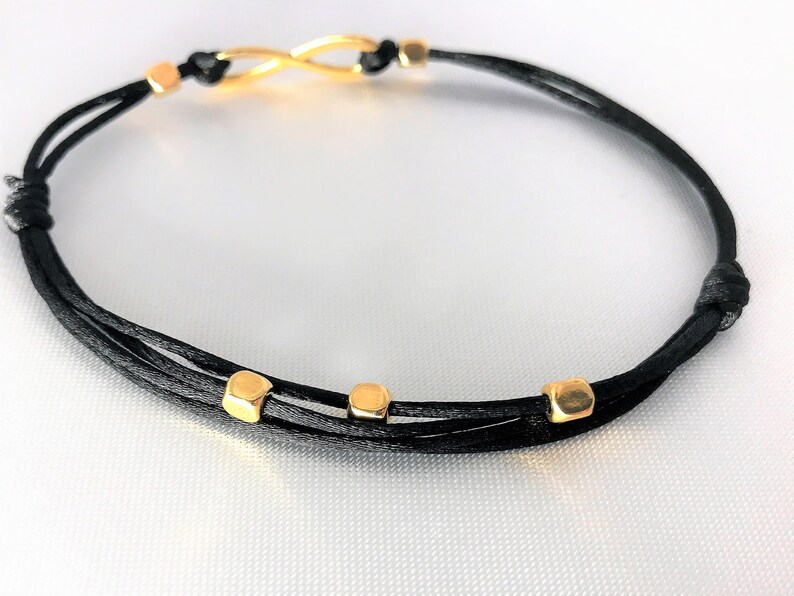 Personalized Infinity String Bracelet for Men and Boys - Etsy