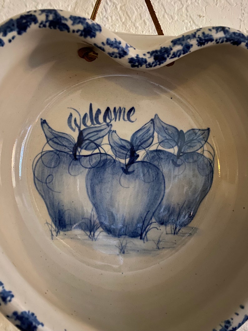 Welcome Apple Ceramic Wall Hanging - Etsy