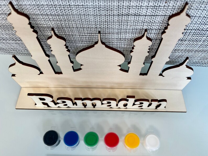 Wood Ramadan Sign Ramadan Decoration Ramadan Kids Activity | Etsy