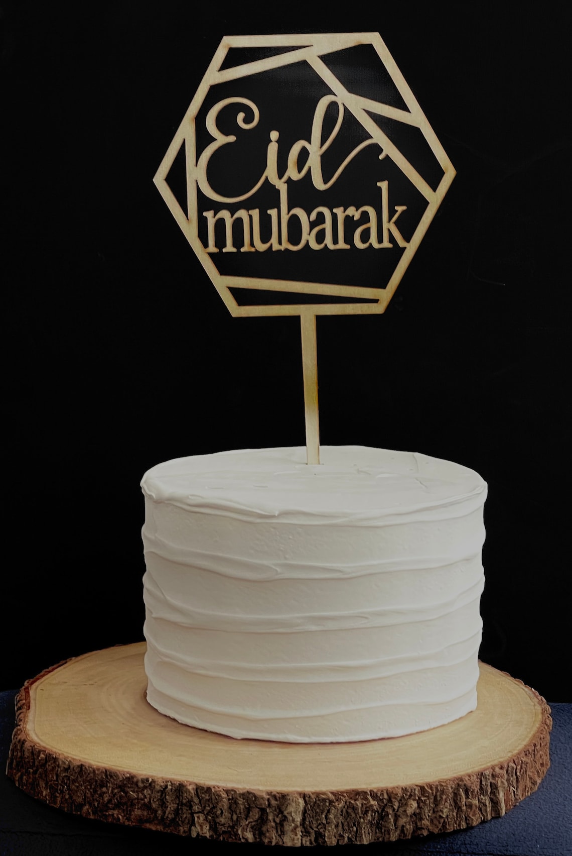 Wood Eid Cake Topper Wooden Eid Cake Toppers Eid | Etsy