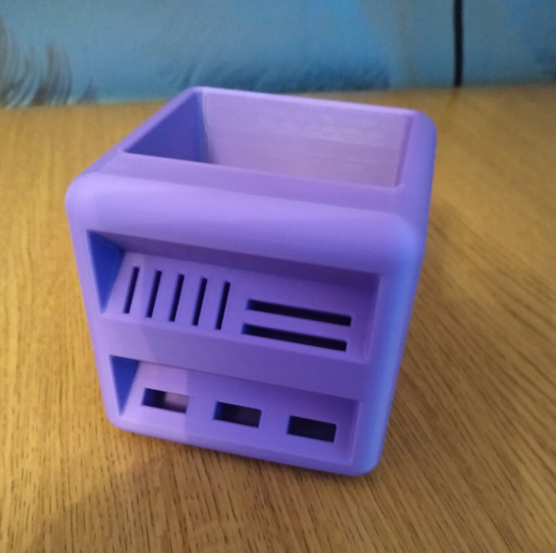 3D PRINTED Cube Sd Cards Usb and Pen Holder - Etsy