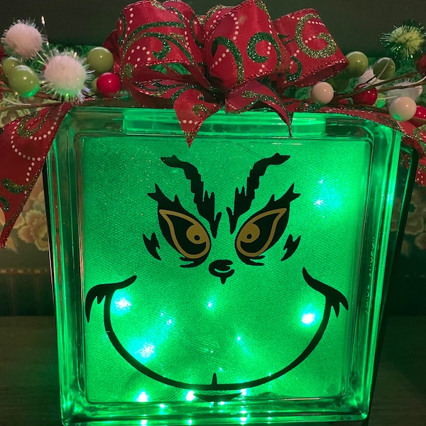 Lighted Glass Block - Etsy