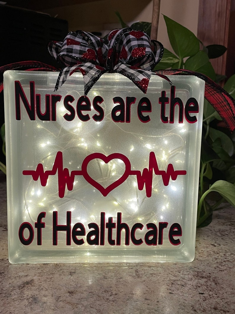 Glass Block Night Light - Etsy