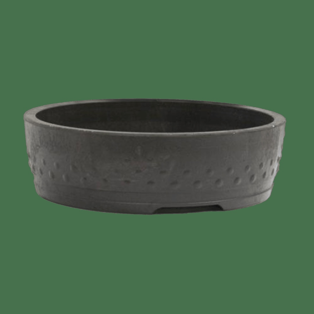 Round Mica Bonsai Pot | Break Resistant Bonsai Training Pot | 11in Wide ...