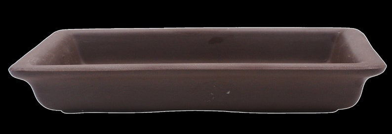 5.5 Rectangular Unglazed Ceramic Bonsai Pot | Shallow Rectangular ...