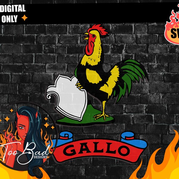 Gallo Svg - Etsy