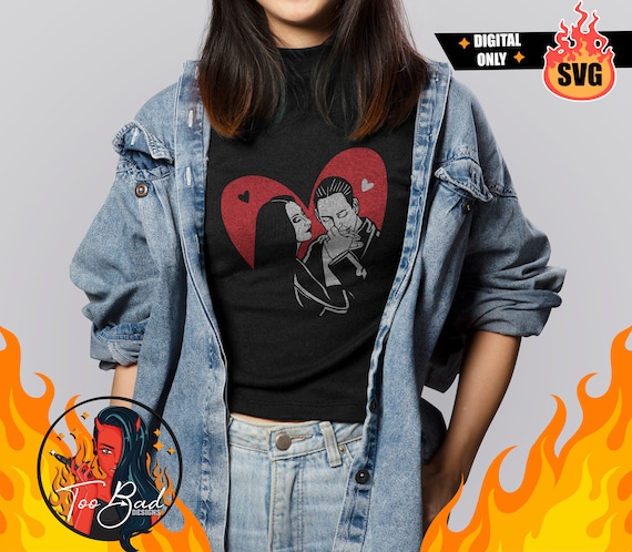 Morticia & Gomez Addams svg archivo sólo estratificada - Etsy México