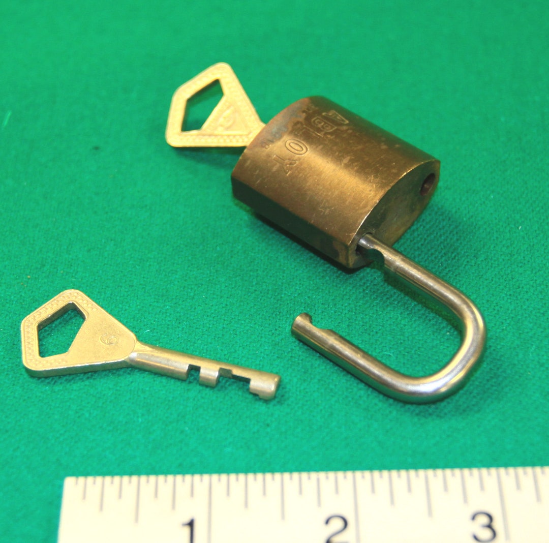 Abloy Vintage Model 3015 Mini Padlock With 2 Working Keys - Made in ...