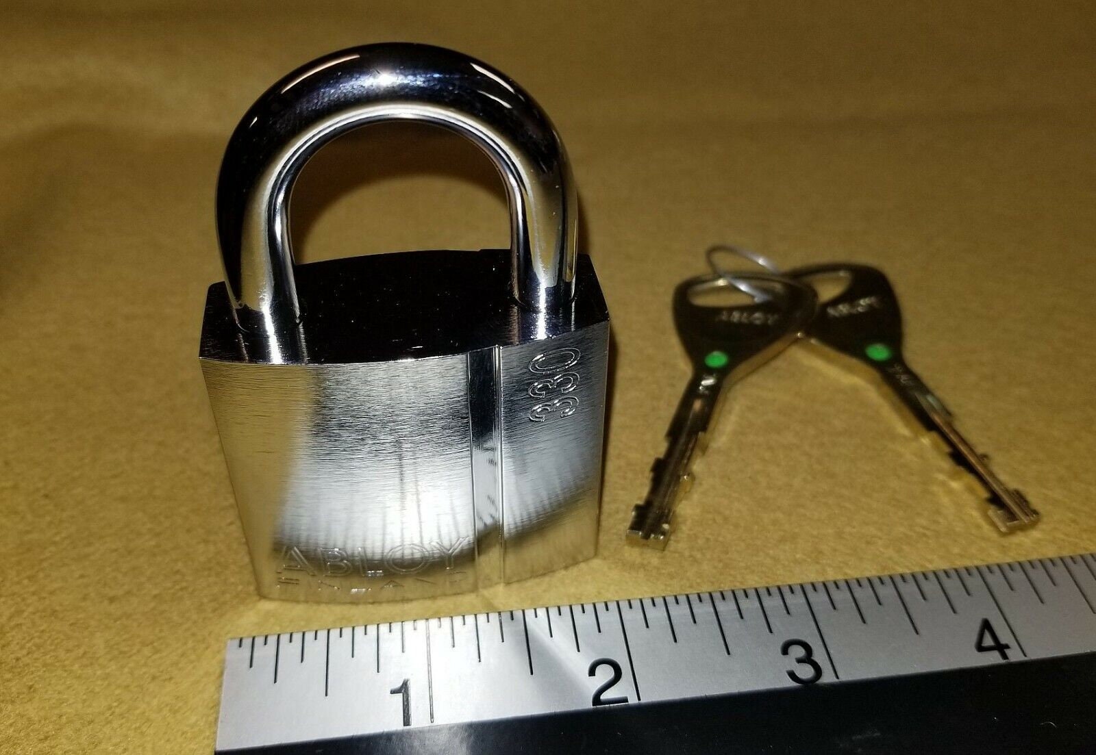 Abloy PL330 Pl 330 Model Padlock With 2 Working Keys - New - Etsy