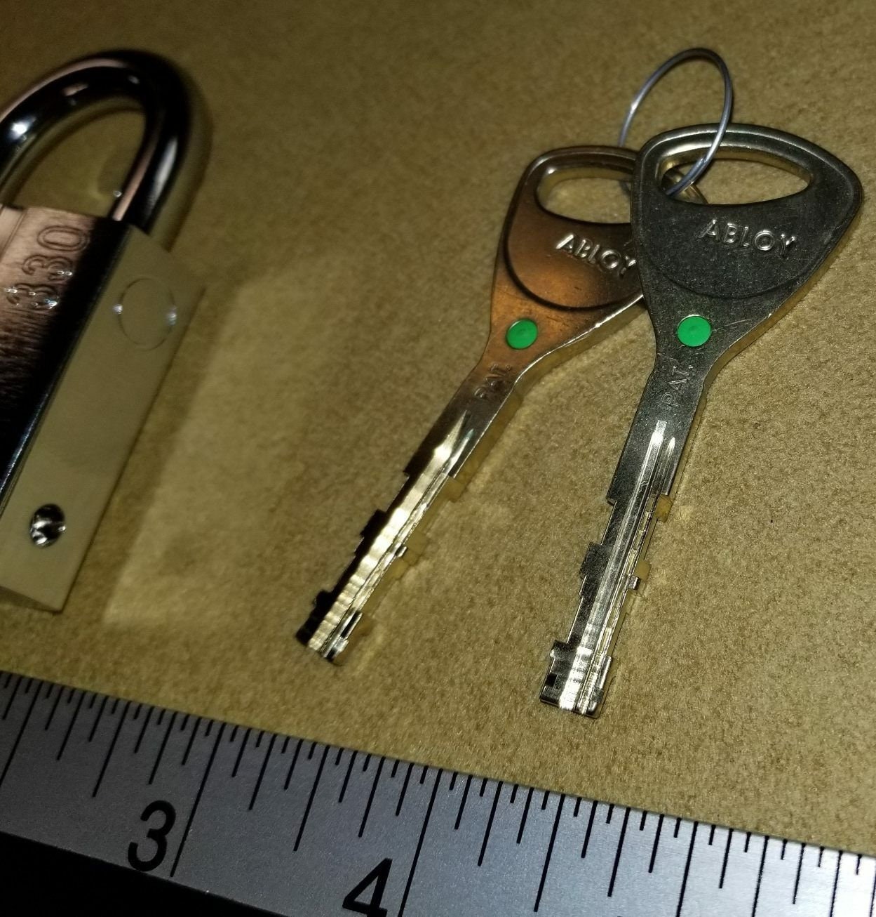 Abloy PL330 Pl 330 Model Padlock With 2 Working Keys New - Etsy