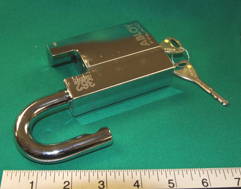 Abloy Model 362 Padlock With 2 Keys Appears to Be New - Etsy
