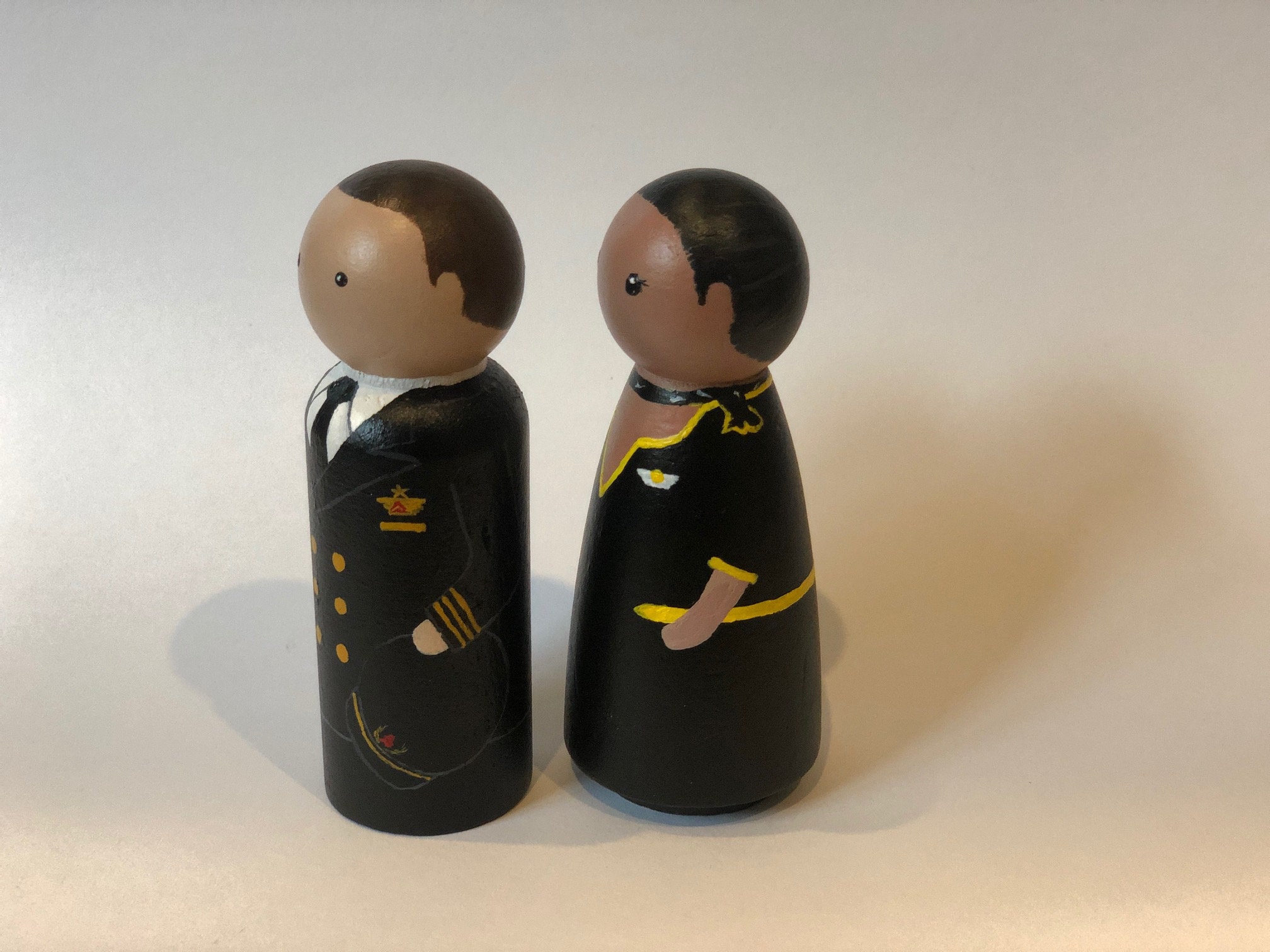 Custom Pilot Peg Doll - Etsy