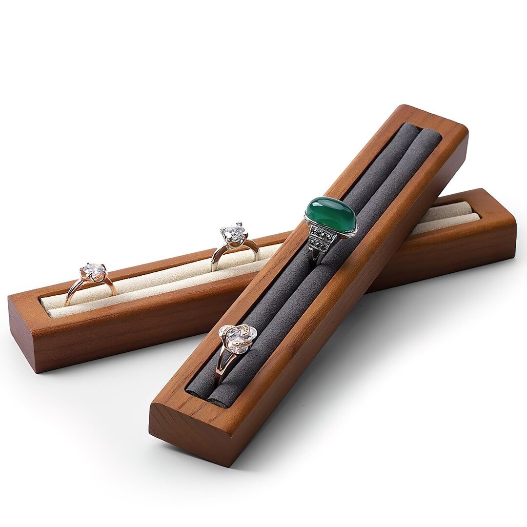 Wooden Ring and Bracelet Display, Crafted From High-quality Materials ...