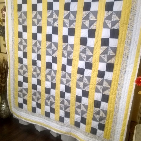 Four Patch Quilt Pattern - Etsy