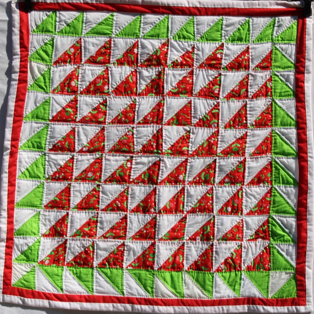 Flying Geese Quilt Wall Hanging, Quilts, Throws, Stroller Quilts - Etsy