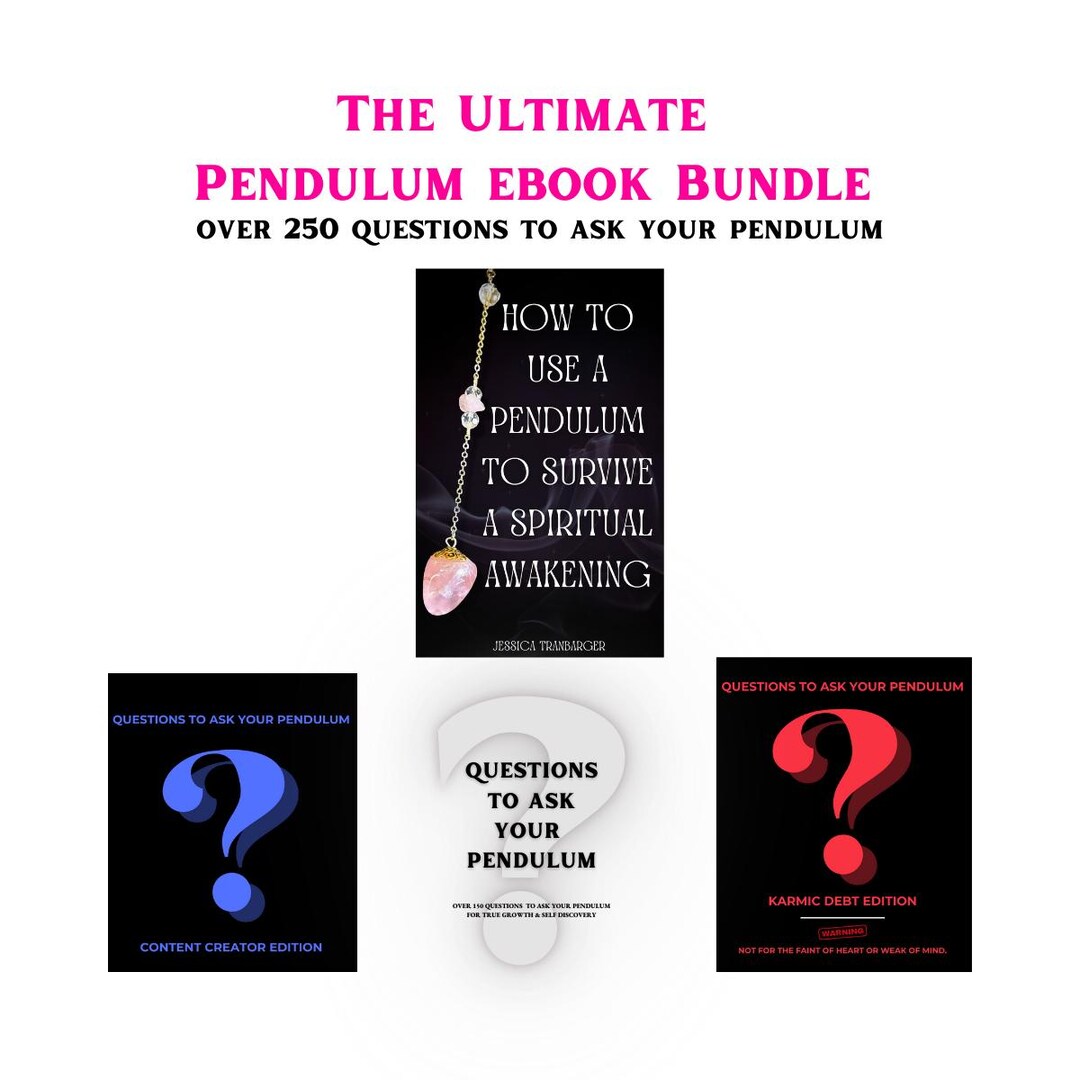 Question to Ask Your Pendulum Eworkbook | Over 150 Questions to Ask ...
