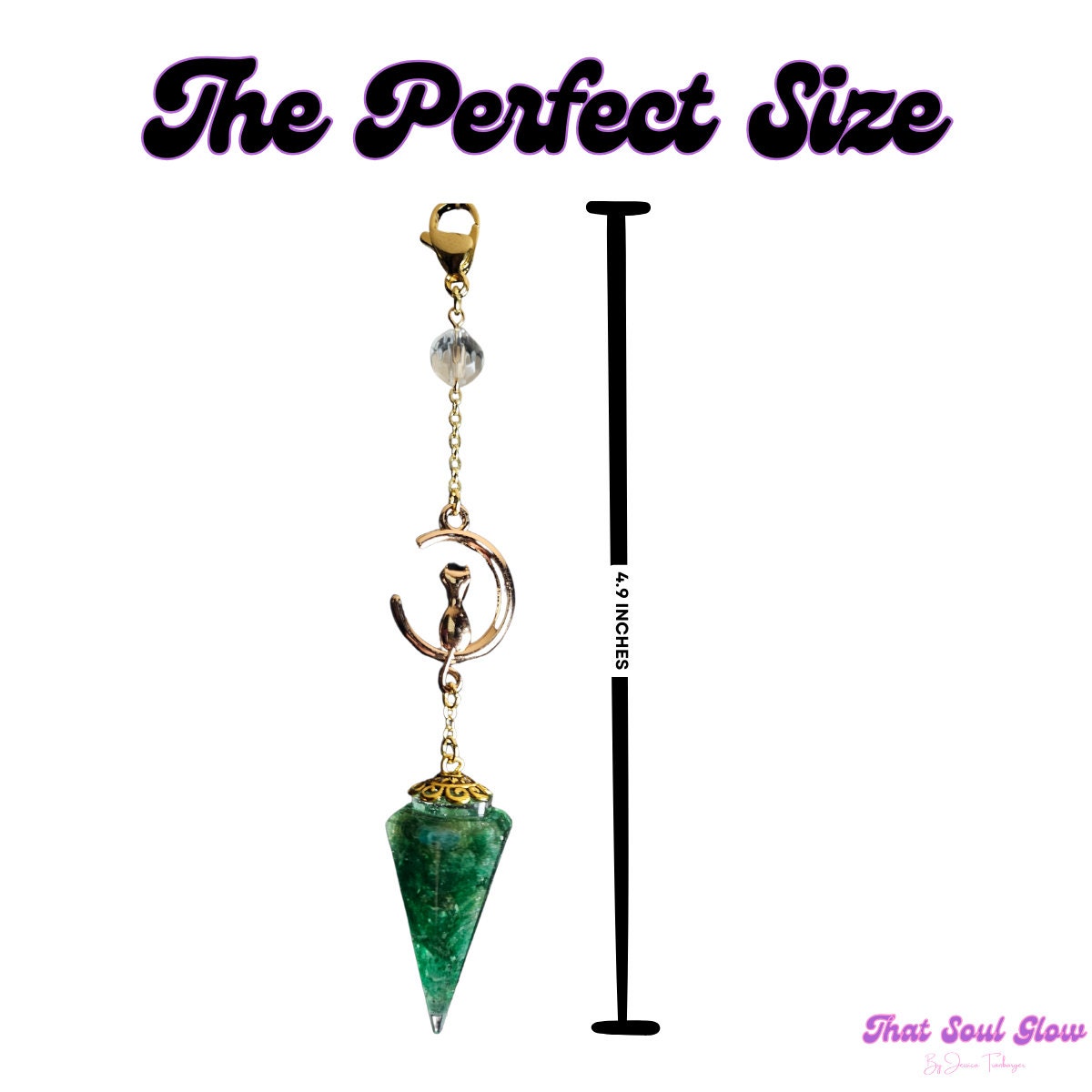 Green Aventurine Pendulum W/ Crash Course - Etsy