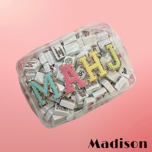 Mahjong Bag | Tile Bag | Personalized Game Bag | Mahjong | Bam Crak Dot ...