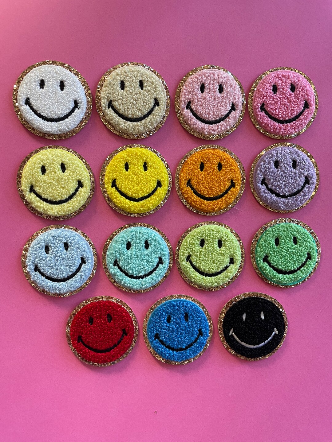 Adhesive Smile Patch | Happy Faces Patches | Smily | Colorful - Etsy