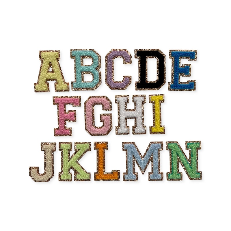 Self Adhesive Alphabet Patch - Etsy