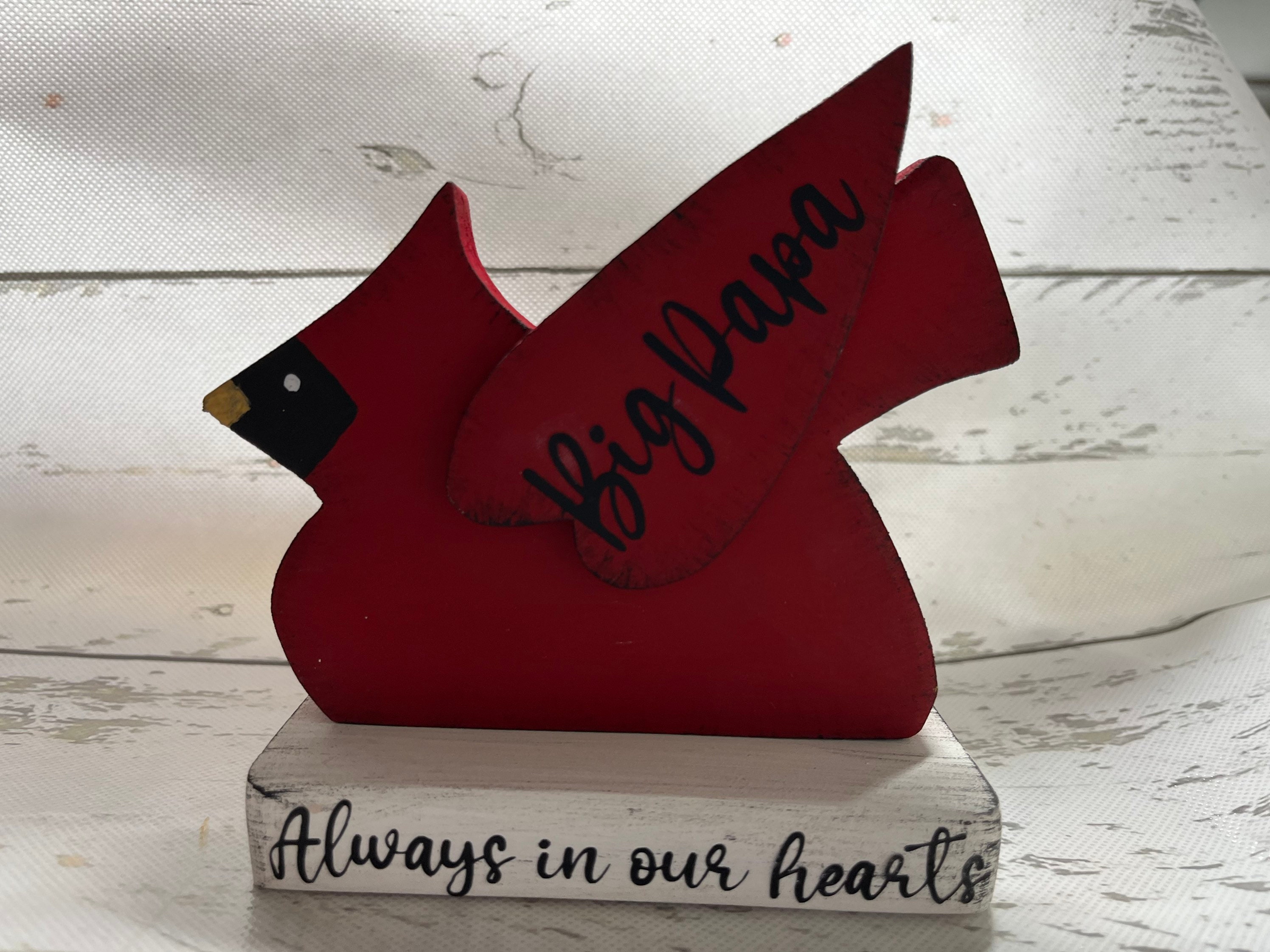 Cardinal Memorial Craft Kit - Etsy