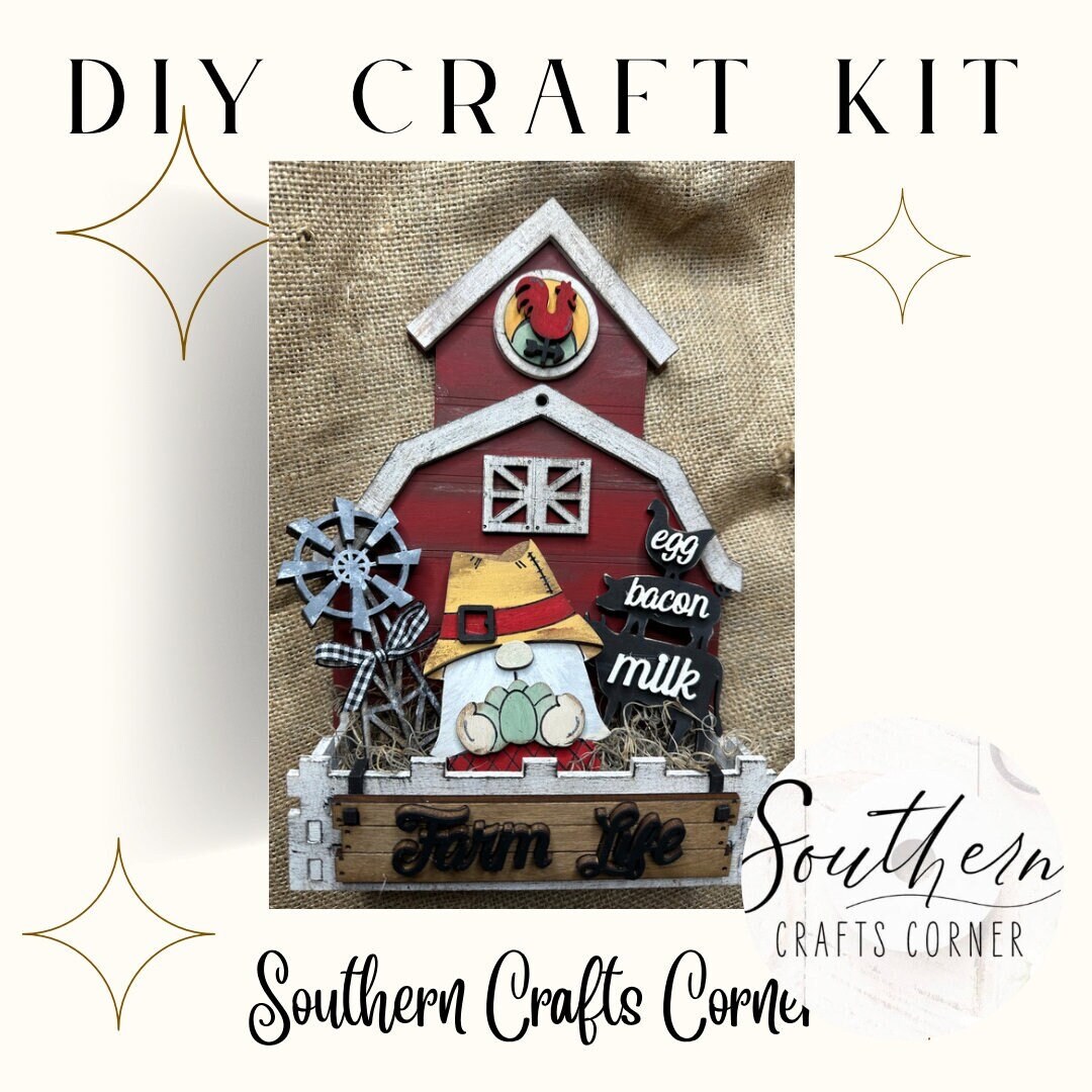 Farm Life Barn Insert DIY - Etsy