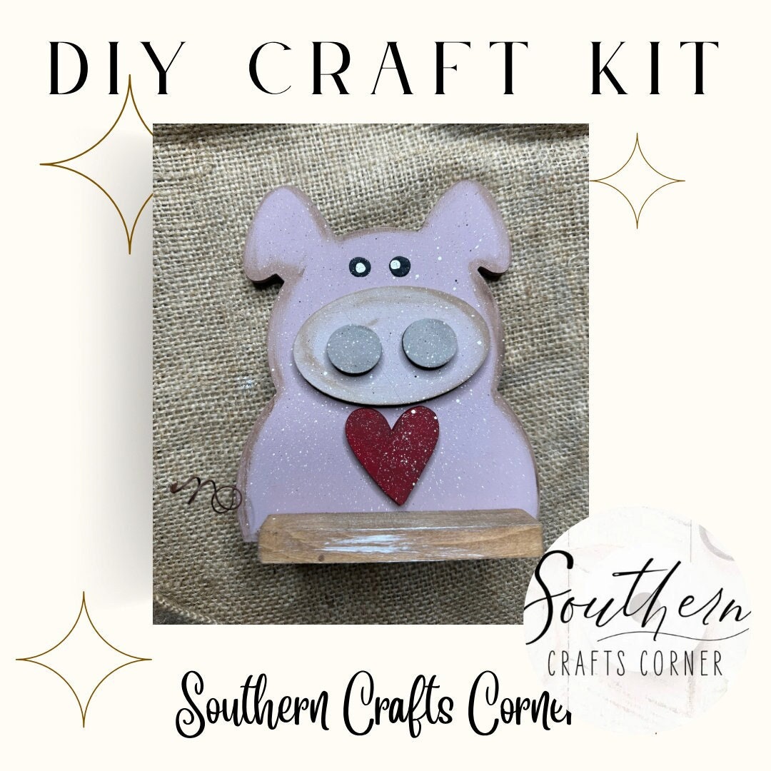 Pig Critter DIY Kit - Etsy