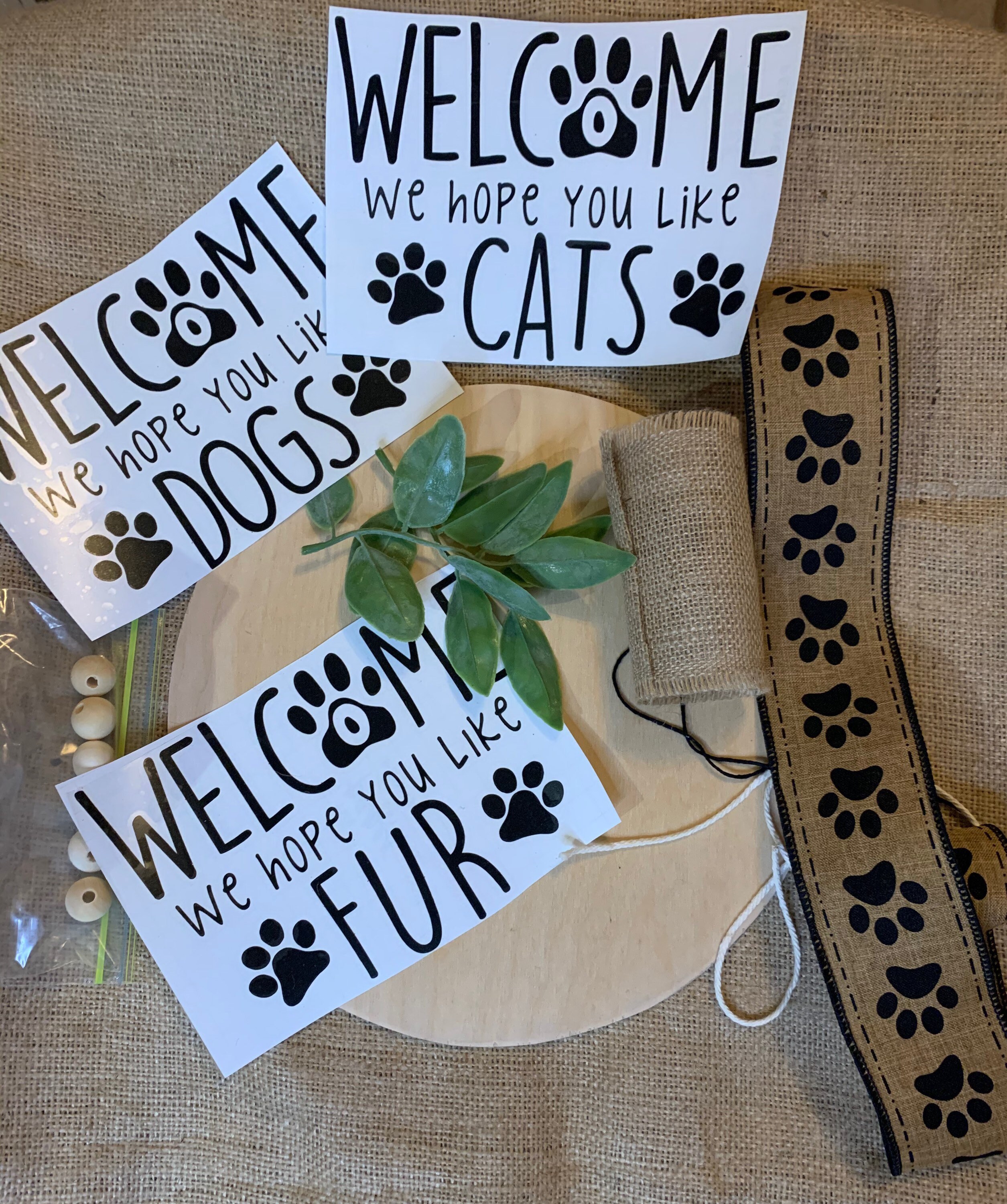 Round Welcome Pet Kit - Etsy