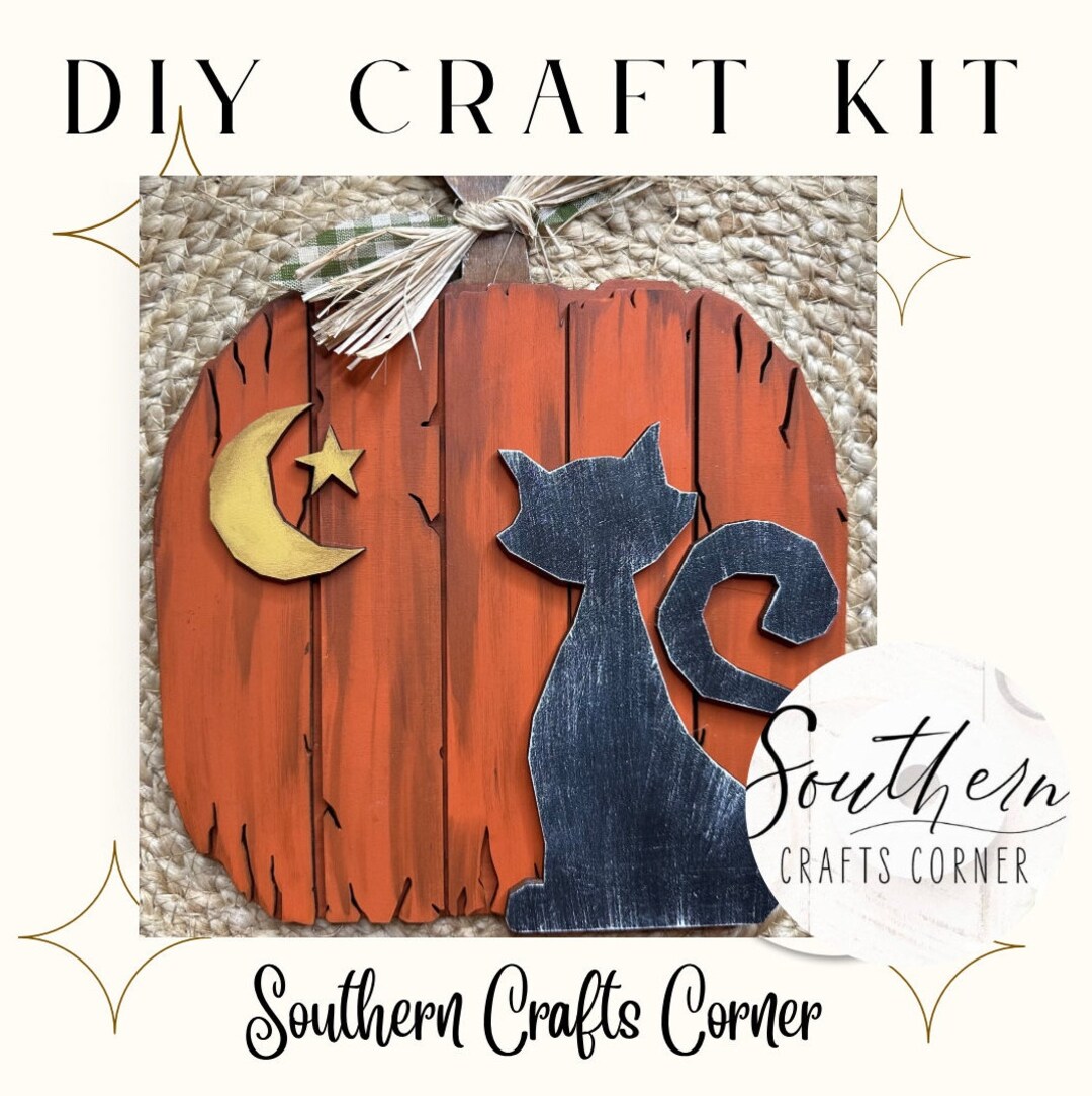 Rustic Pumpkin Craft Kit DIY - Etsy