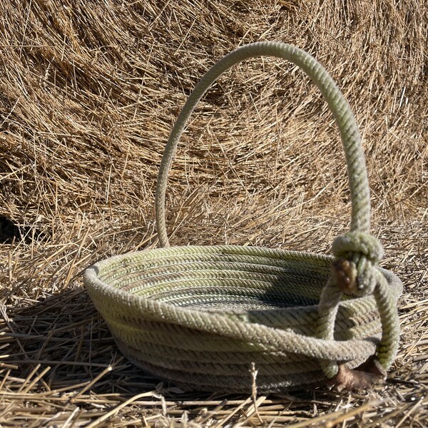Lariat Rope Basket - Etsy