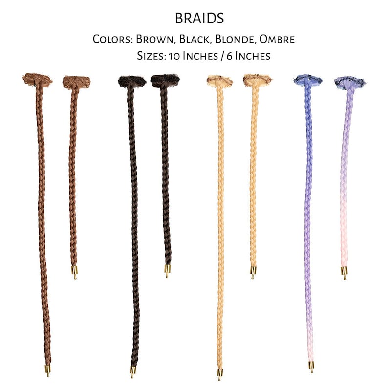 Clip in Braids - Etsy