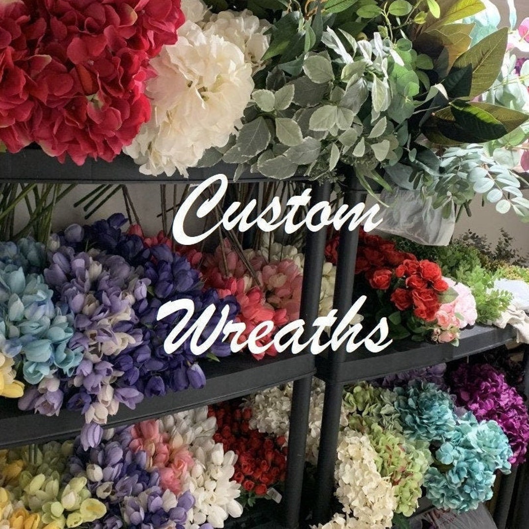 Custom Wreath – Create Your Own Custom Faux Floral Wreath Design - Etsy