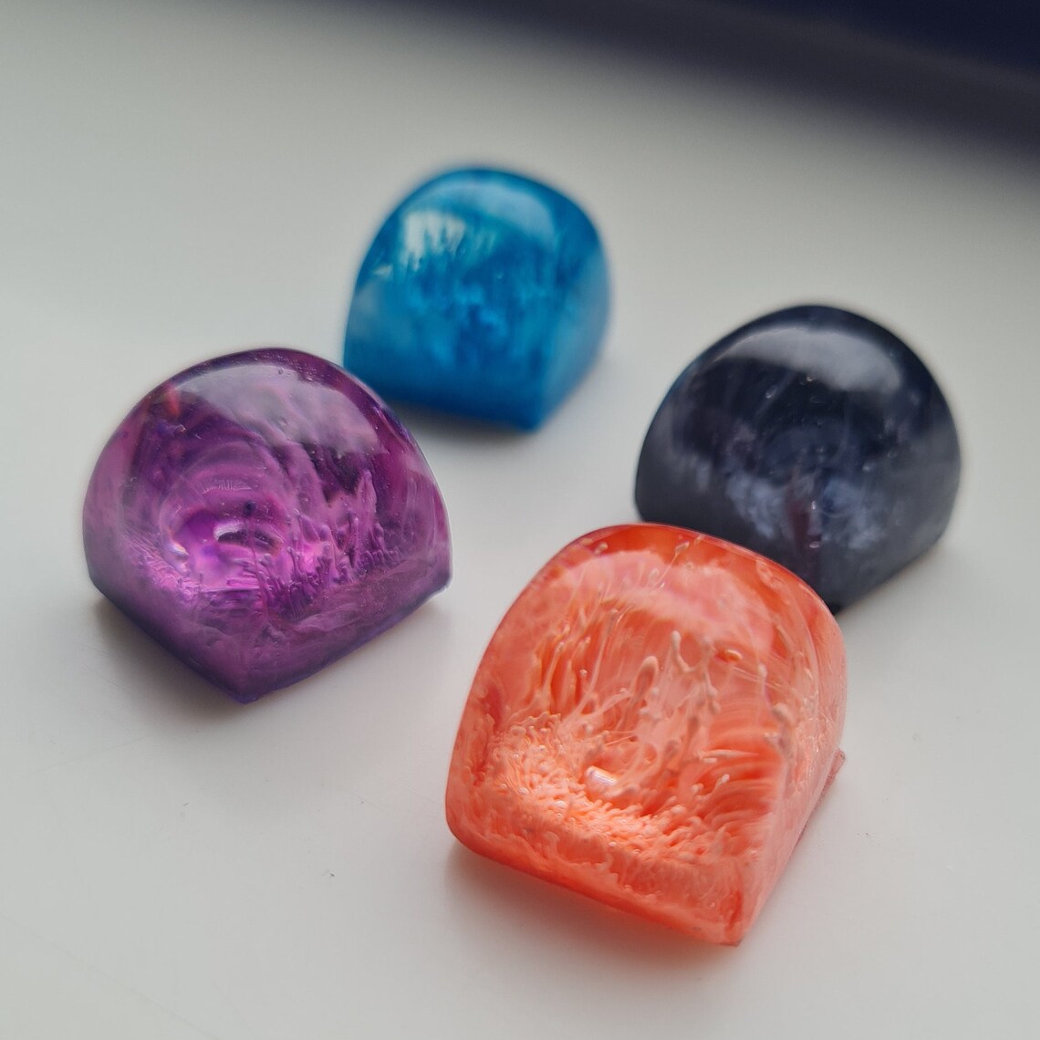 Keycaps of Epoxy Keycaps Custom Keycaps Epoxy Resin - Etsy UK