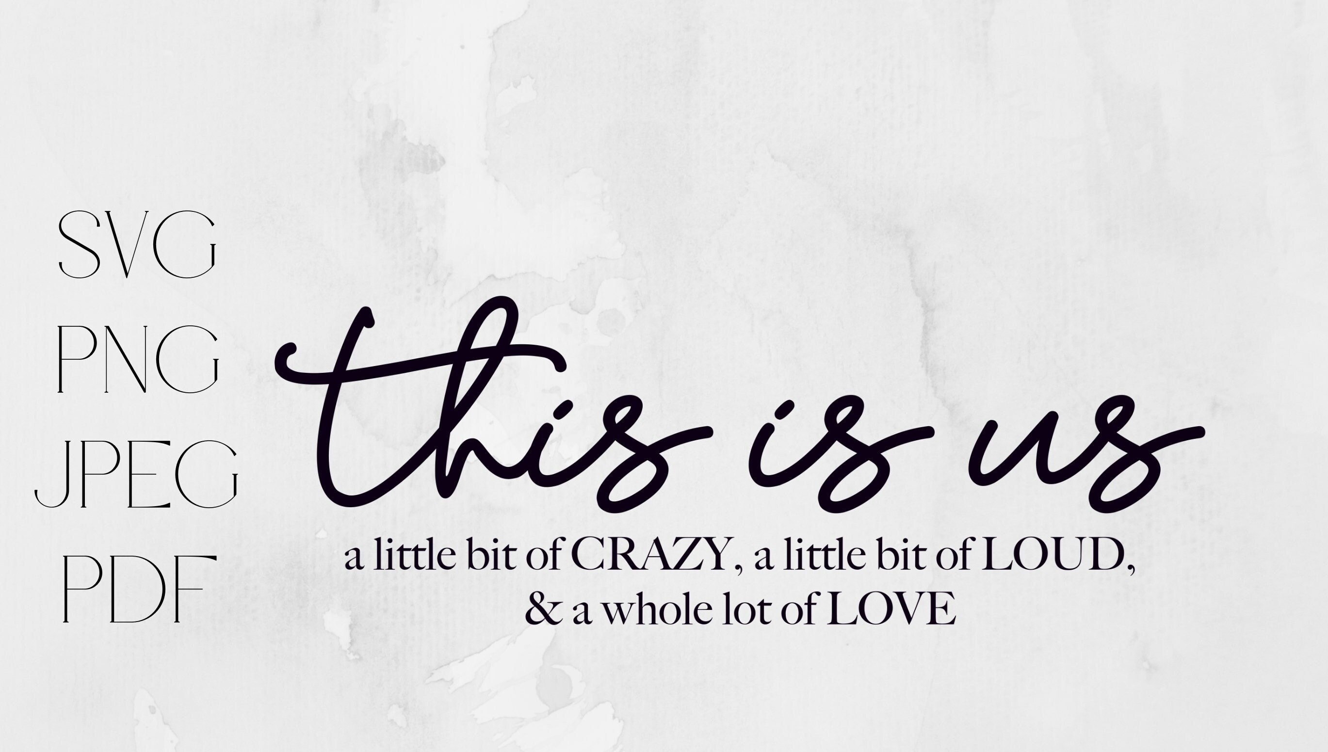 This is Us SVG, PNG, This is Us Cut File for Cricut, Silhouette - Etsy