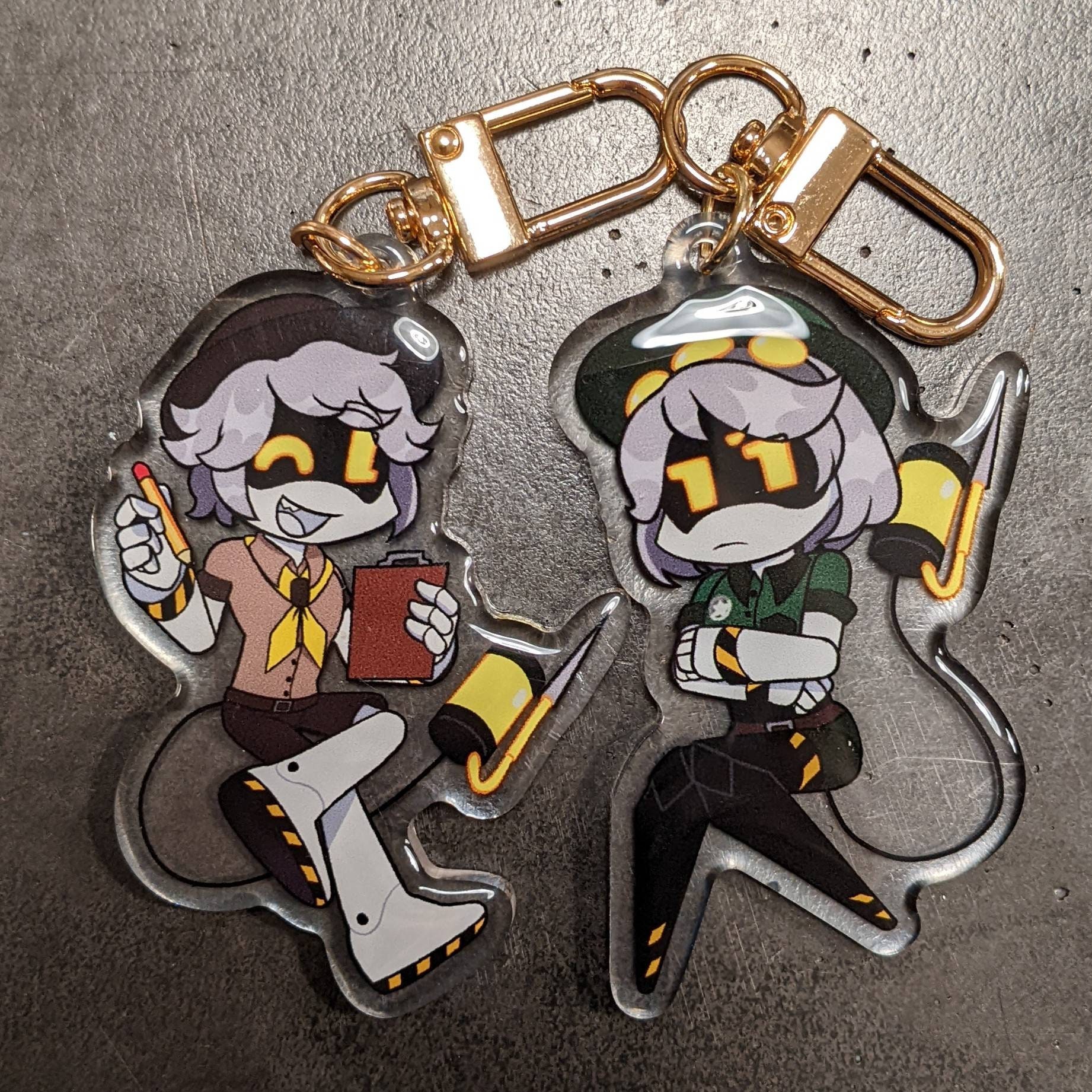 Murder Drones Scout N & V Epoxy Keychains - Etsy Australia