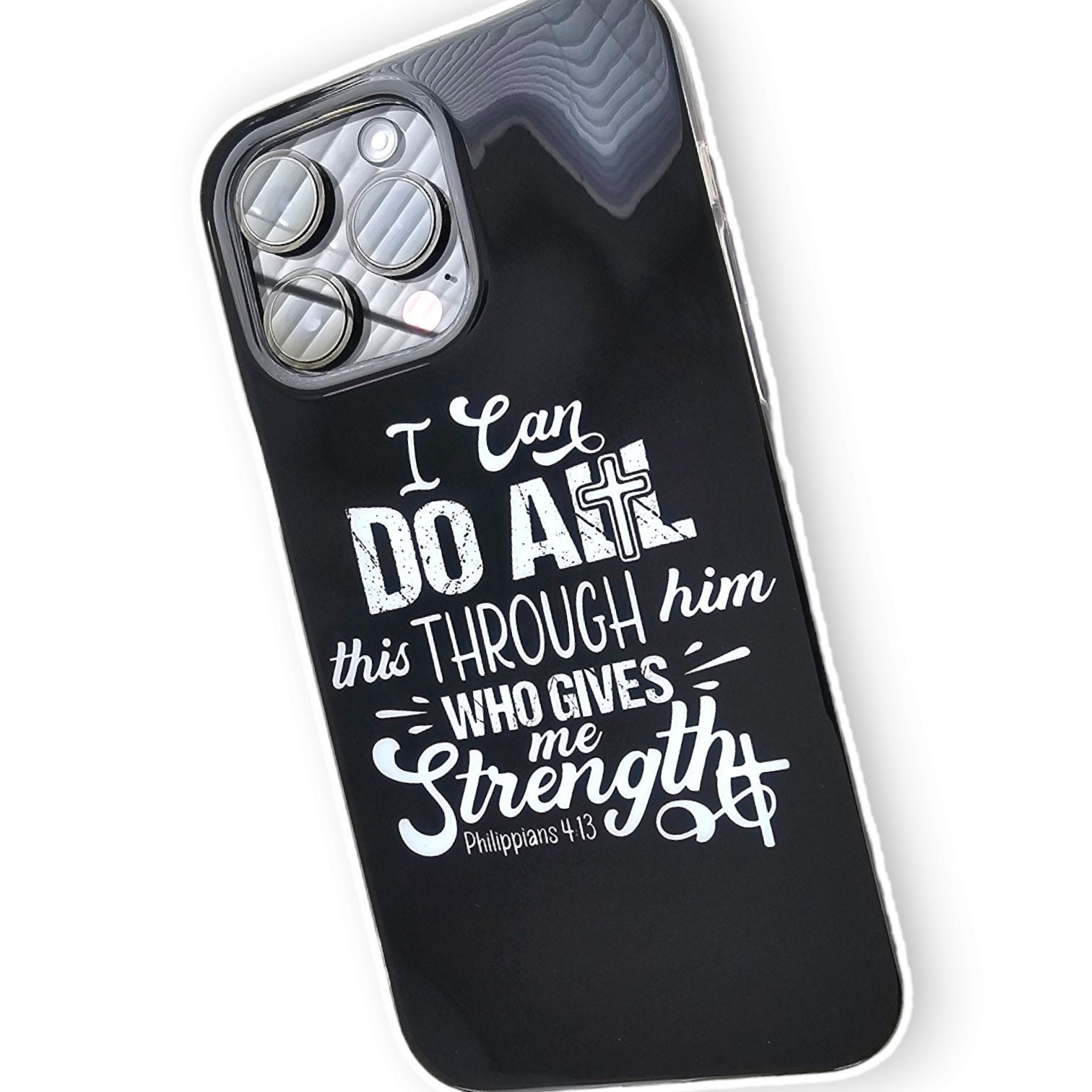Philippians 4:13 Christian Phone Case Bible Verse Case for iPhone Cases ...