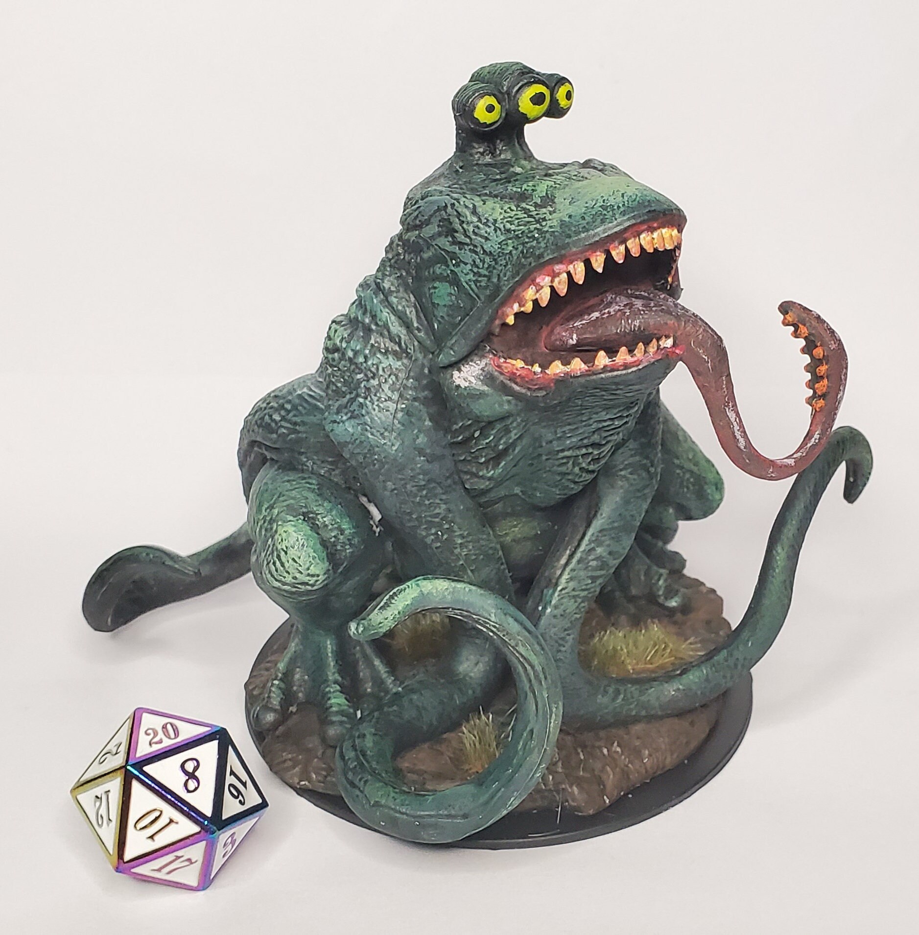 Hand Painted Froghemoth Dungeons and Dragons | Etsy